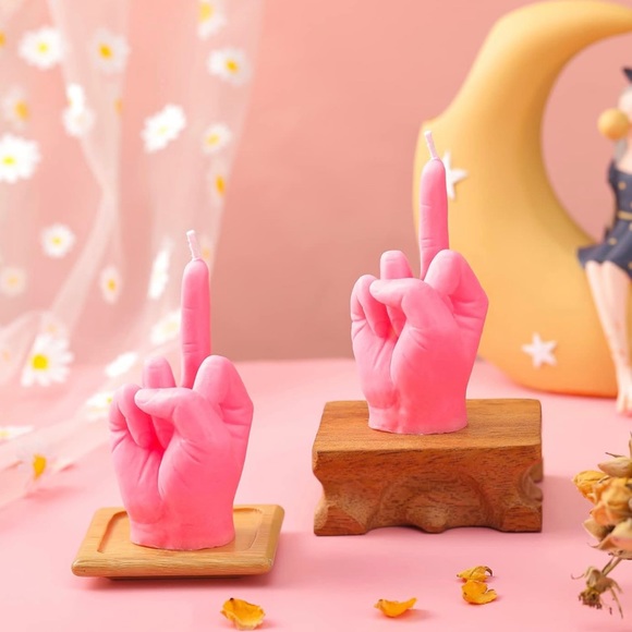 Accessories | Middle Finger Candles Soy Wax Hand Shaped | Poshmark